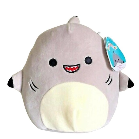 Squishmallows | Toys | Squishmallow Gordon Shark 8 Plush Gray Black Tip ...